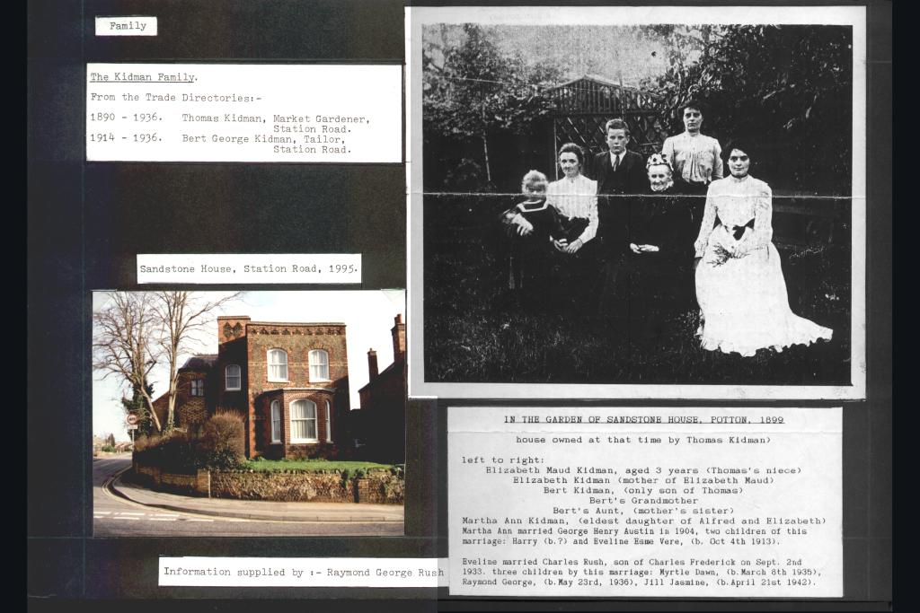 Family History – Potton History Society