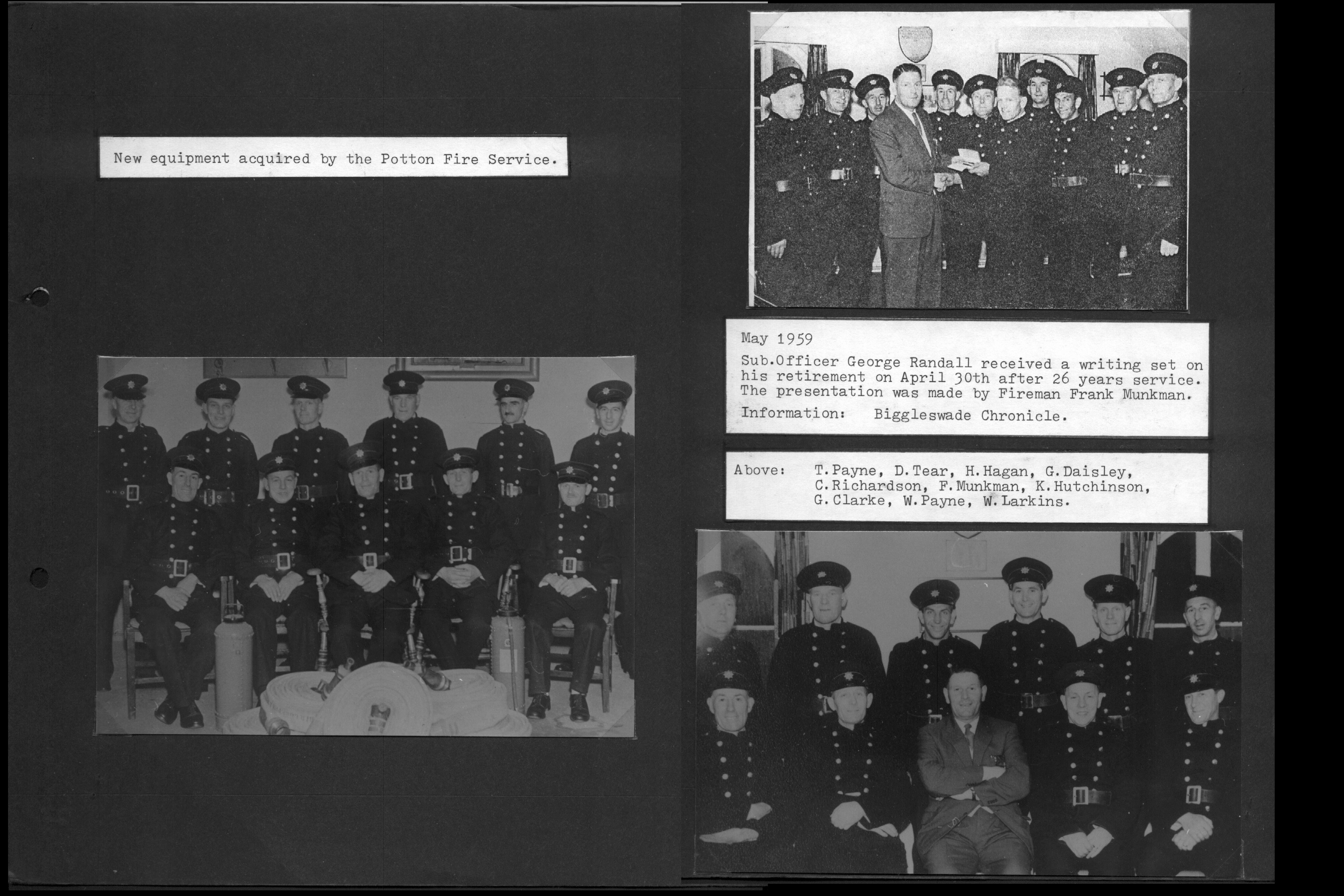 Fire Brigade – Potton History Society