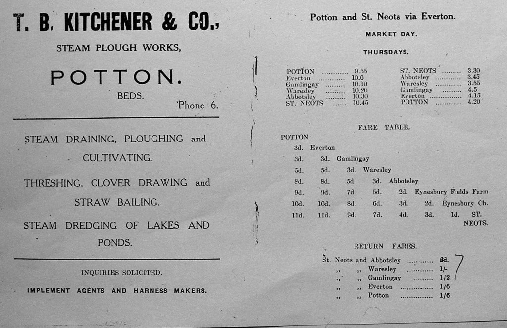 T.B.Kitchener – Potton History Society